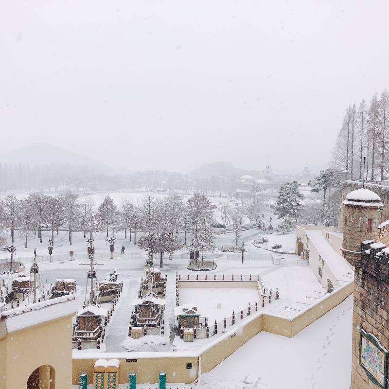 눈쌓인 캐리비안베이ㅜㅜ - 인스티즈(instiz) 일상 카테고리