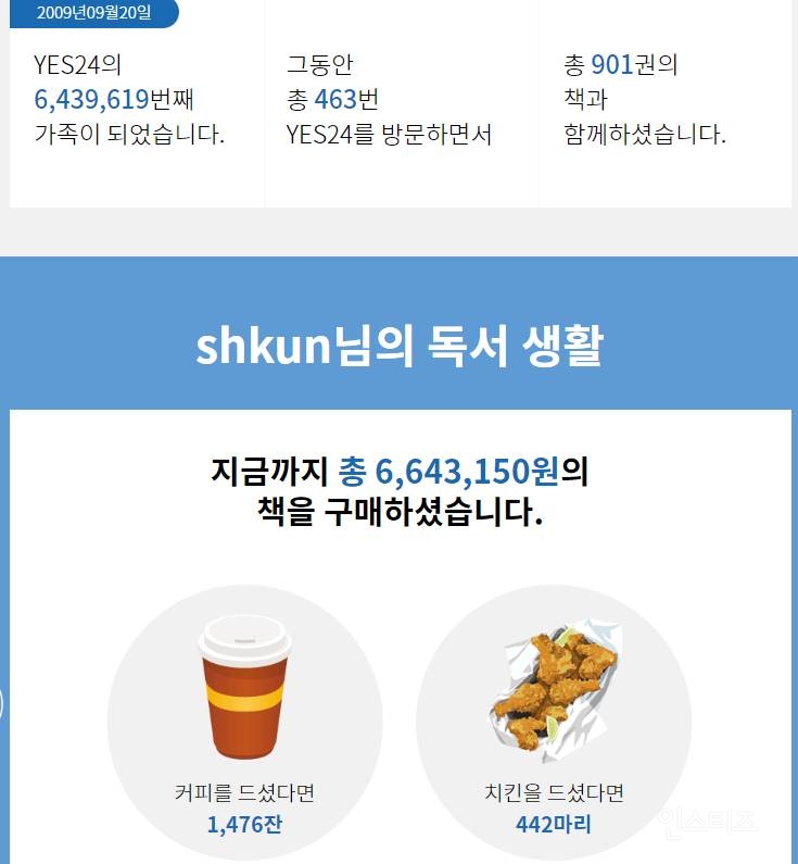 오타쿠들의 yes24 탈퇴 근황 - 인스티즈(instiz) 인티포털 카테고리