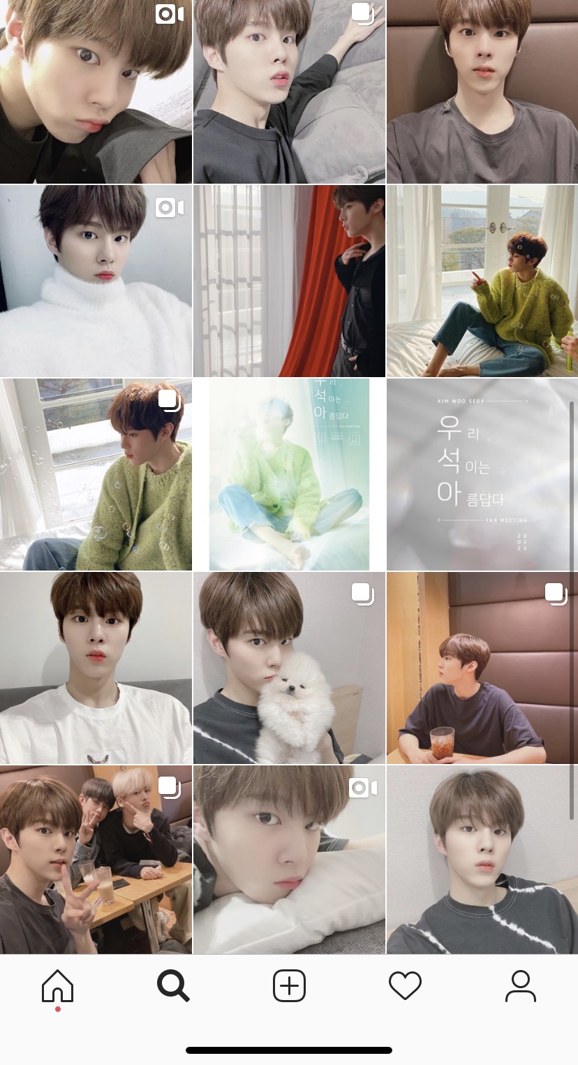 김우석 인스타 완전 갓꾸스타그램임 - 인스티즈(instiz) 연예 카테고리