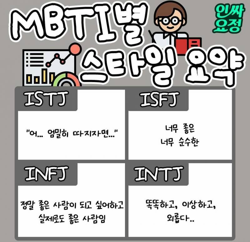 ISTJ 이거 무슨 의미야? - 인스티즈(instiz) 일상 카테고리