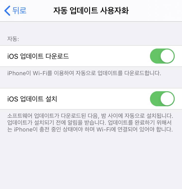 이거 두개 키고 와이파이 + 충전 해두면 자동으로 ios14 돼?? - 인스티즈(instiz) 일상 카테고리