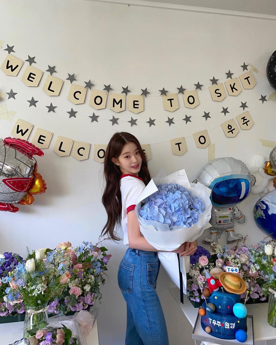 [정보/소식] 장원영 인스타 업로드 (ft. sk 텔레콩) - 인스티즈(instiz) (K)POP/예능 카테고리