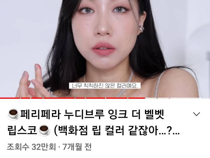 갈뮽진단 받았는데 이 립 색 어때 인스티즈 instiz 일상 카테고리