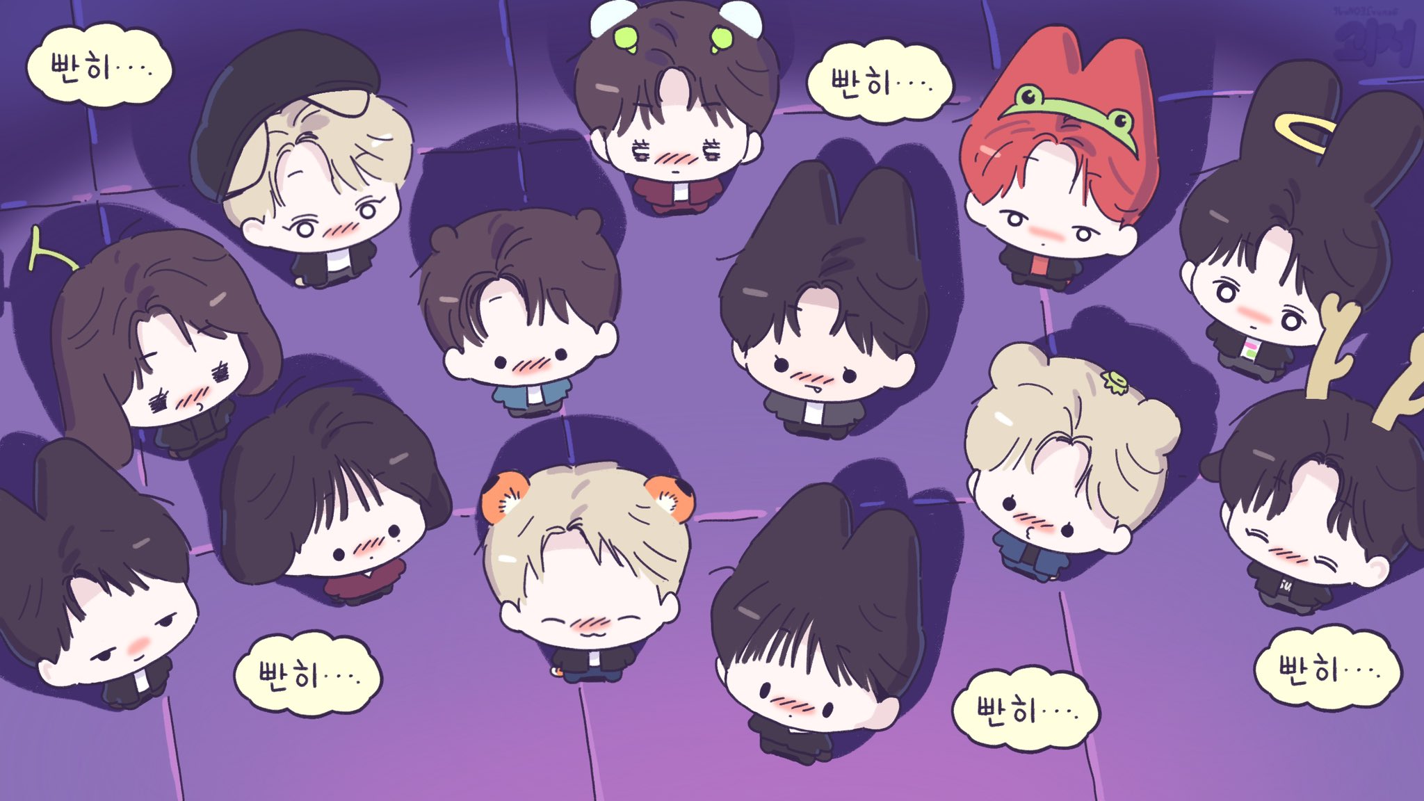 [잡담] 세븐틴 팬아트 짱귀여움 - 인스티즈(instiz) 연예 카테고리