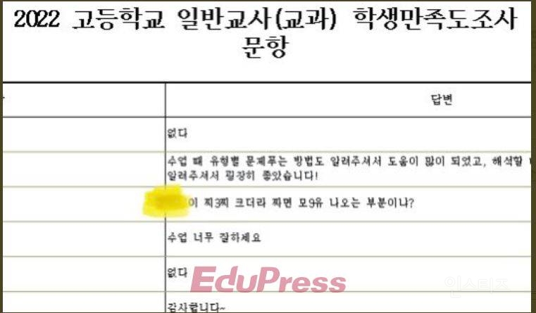 "XX이 작아” 교원평가 성희롱 난무 .. 서울교사노조, 교사들 모욕감 시달려 - 인스티즈(instiz) 인티포털 카테고리