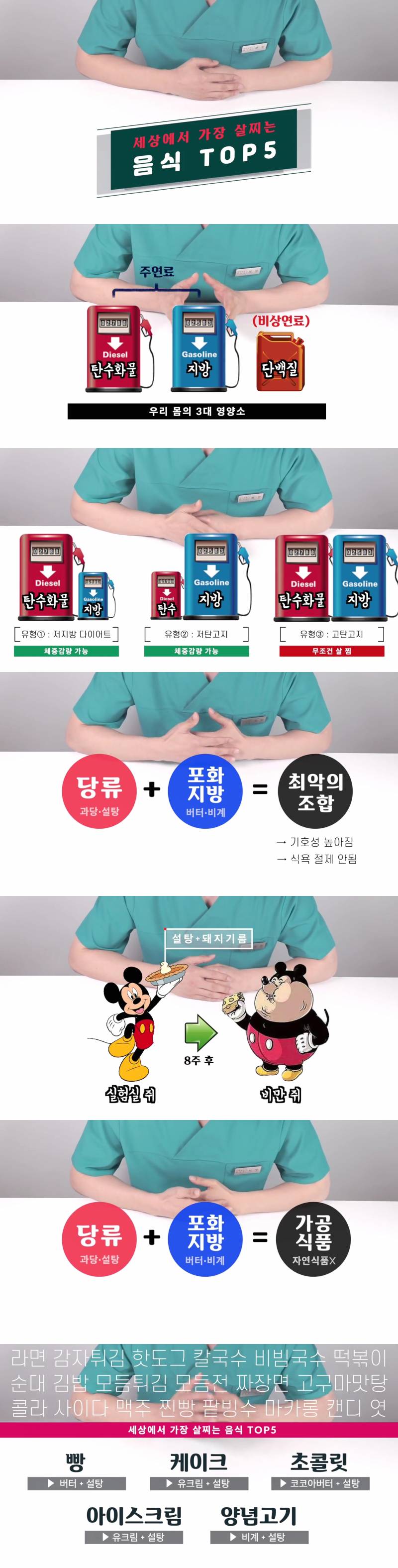 세상에서 가장 살찌는 음식 top5래 - 인스티즈(instiz) 익명잡담 카테고리