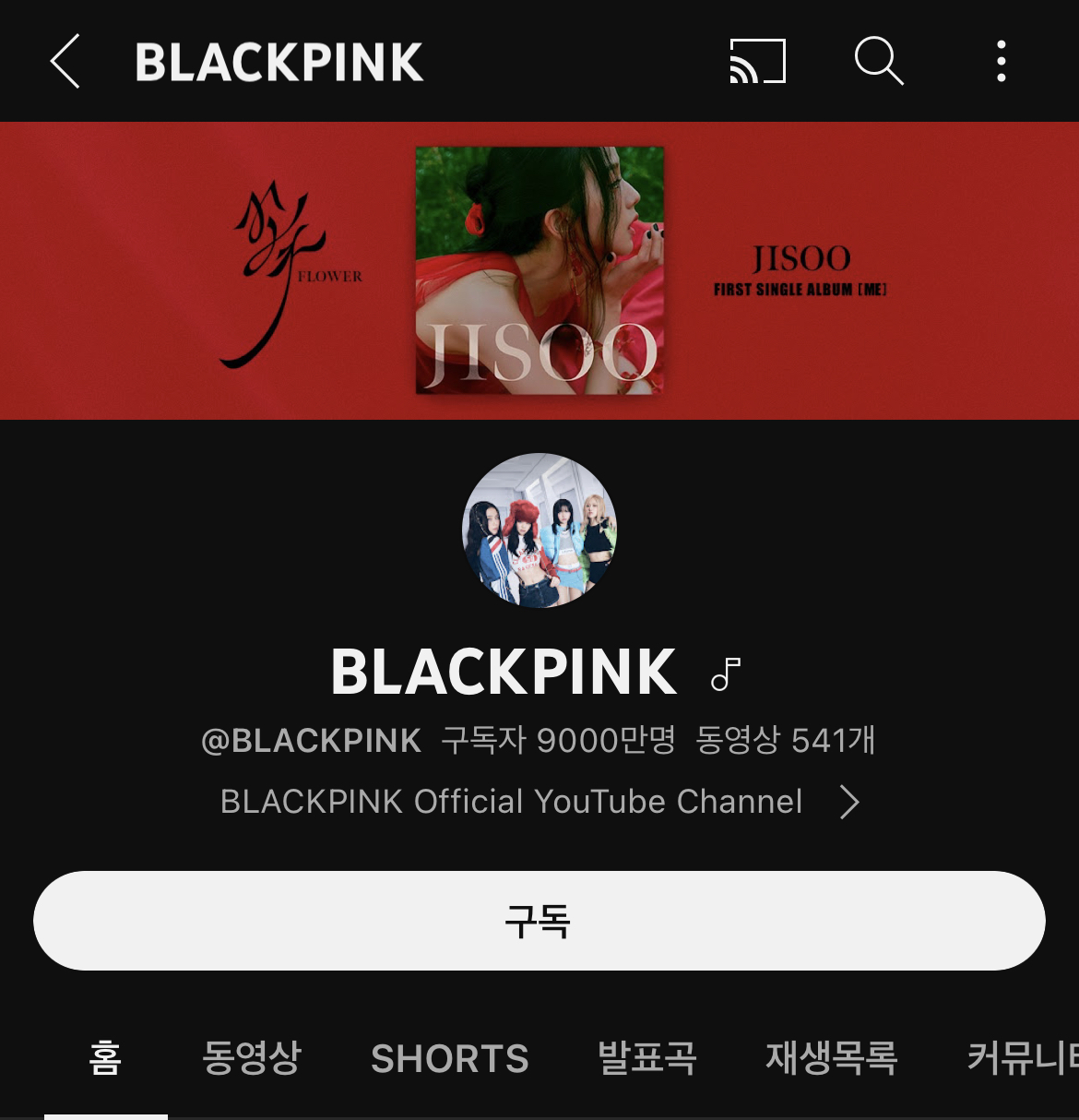 [정보/소식] 블랙핑크 유튜브 구독자 9000만 - 인스티즈(instiz) 연예 카테고리