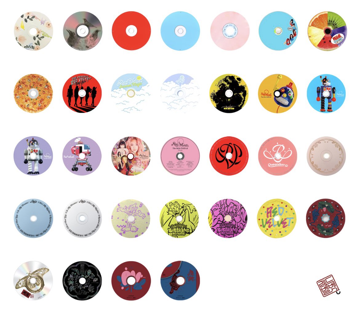 [잡담] 레드벨벳 역대 cd 디자인 모음💿 - 인스티즈(instiz) 연예 카테고리