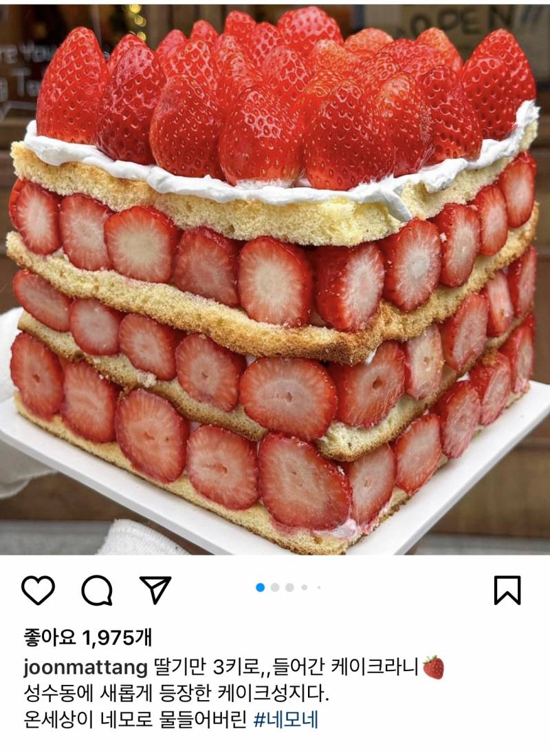 [잡담] 서울판 성심당(딸기 3kg 케이크래) - 인스티즈(instiz) 일상 카테고리