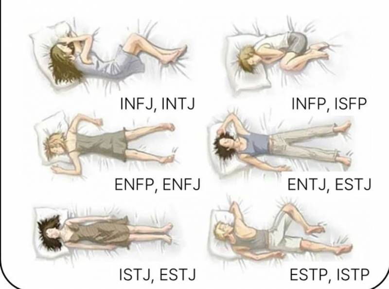[잡담] mbti별 수면 자세라는데 다들 맞아? - 인스티즈(instiz) 일상 카테고리