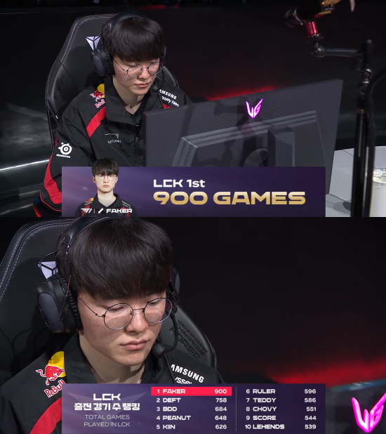 [잡담] 페이커 lck 900전 달성이래 - 인스티즈(instiz) 연예 카테고리