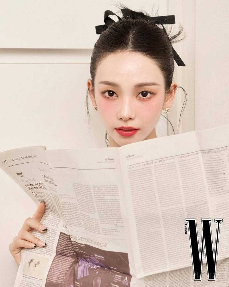 251124 에스파 카리나 w코리아X샤넬 뷰티 화보 - 인스티즈(instiz) 이슈 카테고리