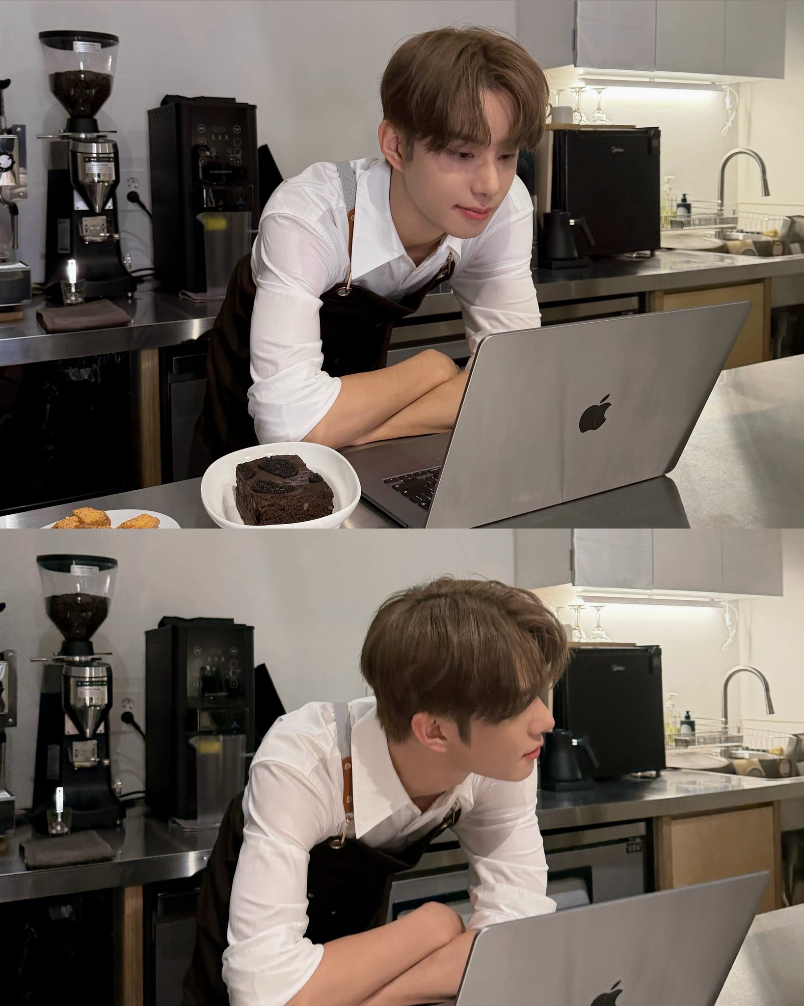 카페 알바하는 김정우라... 😇😇 - 인스티즈(instiz) 연예 카테고리