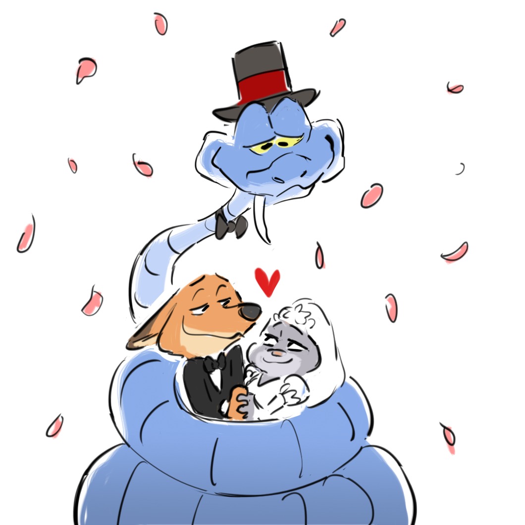 와 주토피아2 제작진이 닉주디 결혼식 그려줬대 - 인스티즈(instiz) 연예 카테고리