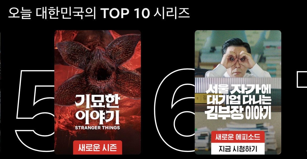 스띵 넷플 각국 순위인데 - 인스티즈(instiz) 드영배 카테고리