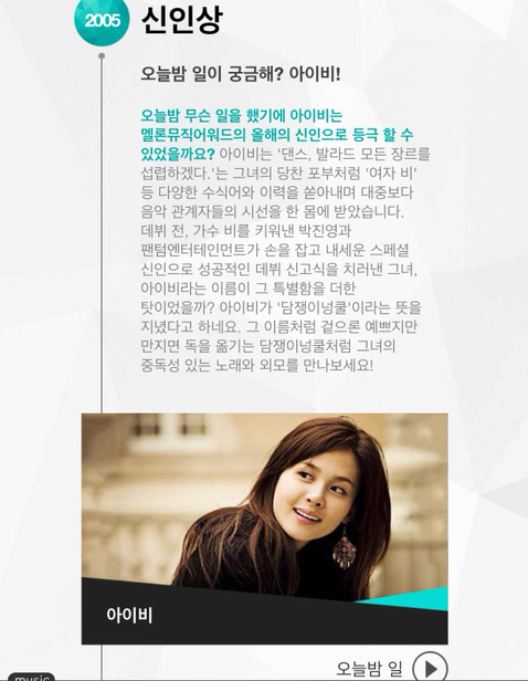 멜론뮤직어워드 2005~2008(온라인 시상식) 2009~2013(오프라인) 역대수상자들 - 인스티즈(instiz) 이슈 카테고리