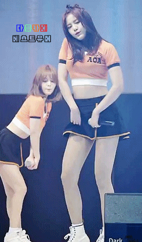AOA 피지컬 담당 갓혜정 .gif - 인스티즈(instiz) 이슈 카테고리