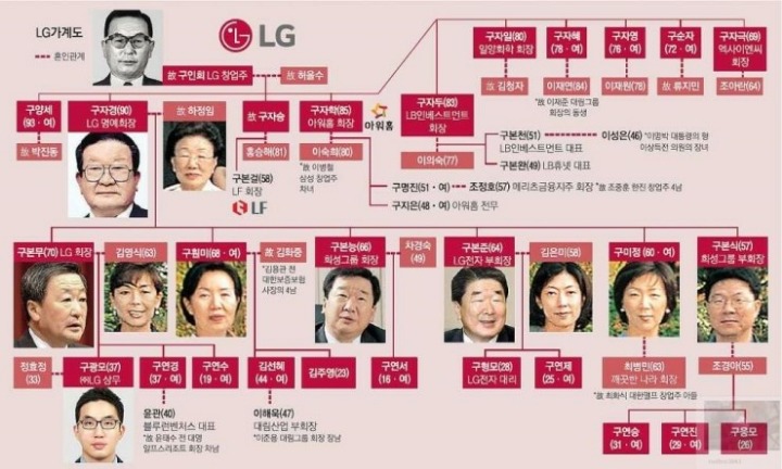 LG그룹 가계도 - 인스티즈(instiz) 이슈 카테고리