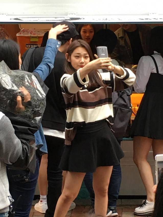 오늘자 강미나.......... (IOI) - 인스티즈(instiz) 이슈 카테고리