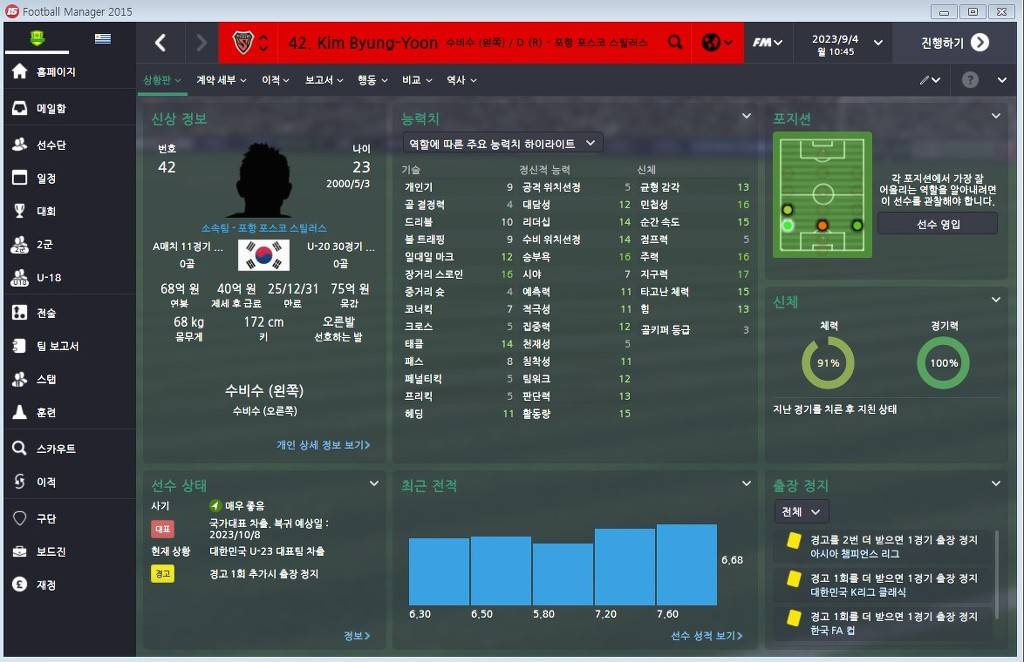 [FM2015] K리그 역대급 이적료 경신 - 인스티즈(instiz) 이슈 카테고리