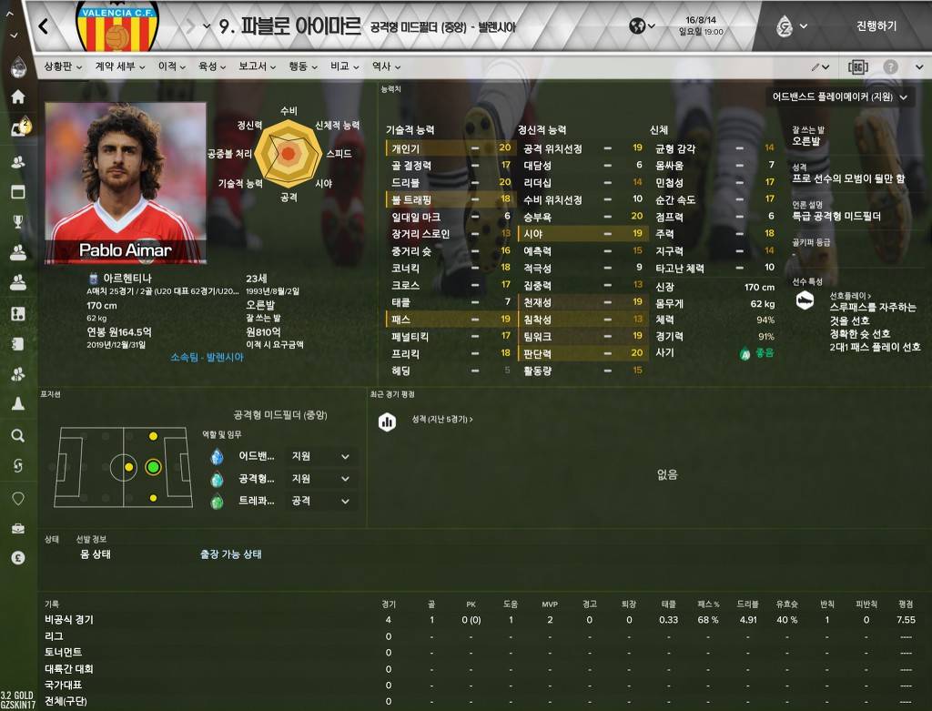 FM으로 재현해본 2000년대 초반 발렌시아의 전성기를 이끌었던 선수들 - 인스티즈(instiz) 인티포털 카테고리