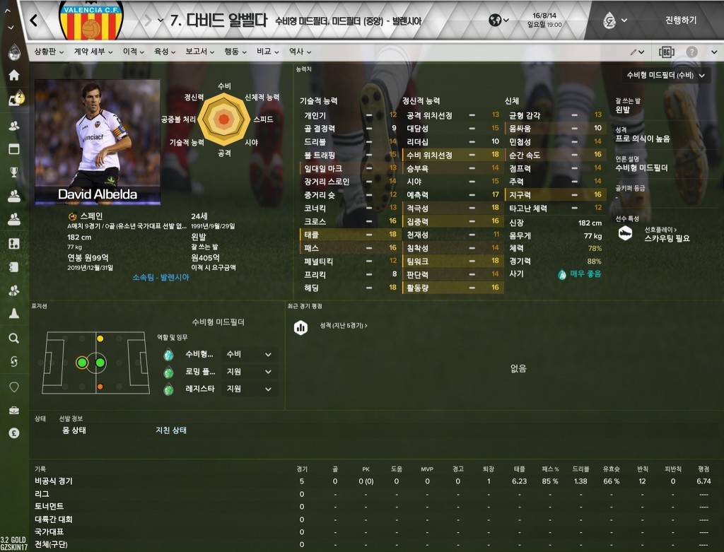 FM으로 재현해본 2000년대 초반 발렌시아의 전성기를 이끌었던 선수들 - 인스티즈(instiz) 인티포털 카테고리