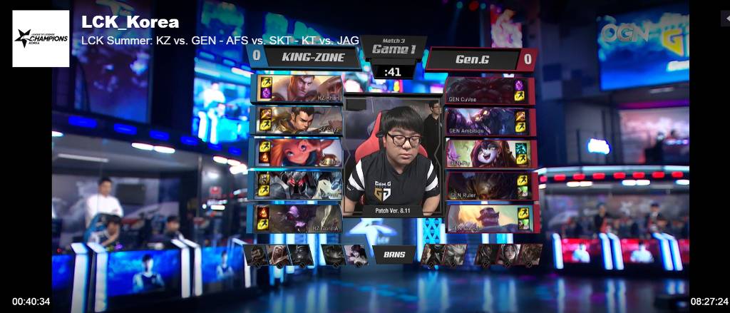 [LOL] 2018 롤챔스(LCK) 섬머 오늘자 경기결과 및 순위 / 내일 경기일정.jpg - 인스티즈(instiz) 이슈 카테고리