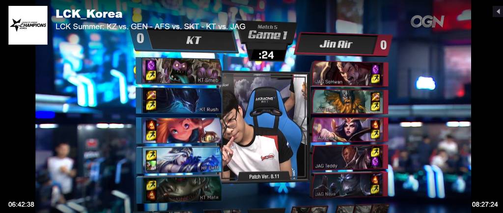 [LOL] 2018 롤챔스(LCK) 섬머 오늘자 경기결과 및 순위 / 내일 경기일정.jpg - 인스티즈(instiz) 이슈 카테고리