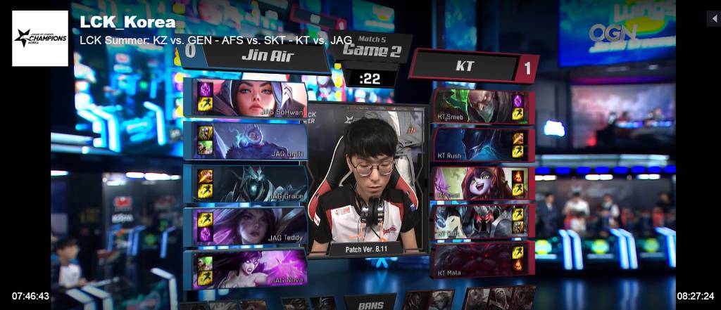 [LOL] 2018 롤챔스(LCK) 섬머 오늘자 경기결과 및 순위 / 내일 경기일정.jpg - 인스티즈(instiz) 이슈 카테고리