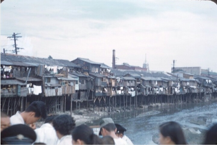 1958년 서울 청계천 수상가옥 판자집 - 인스티즈(instiz) 이슈 카테고리