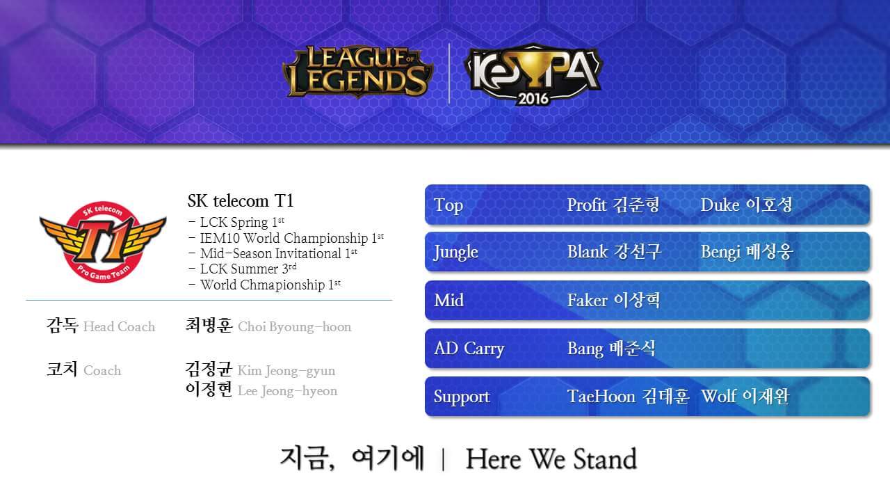 [LOL] 2016 kespa컵 로스터 & 12강 대진 및 일정 - 인스티즈(instiz) 이슈 카테고리