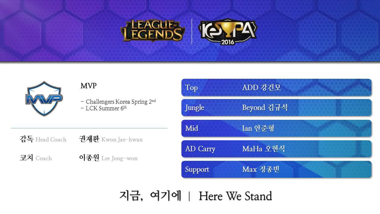 [LOL] 2016 kespa컵 로스터 & 12강 대진 및 일정 - 인스티즈(instiz) 이슈 카테고리