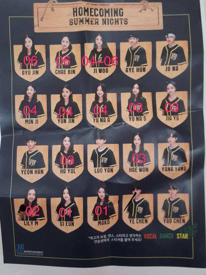 JYP 연습생 쇼케이스 라인업 - 인스티즈(instiz) 이슈 카테고리