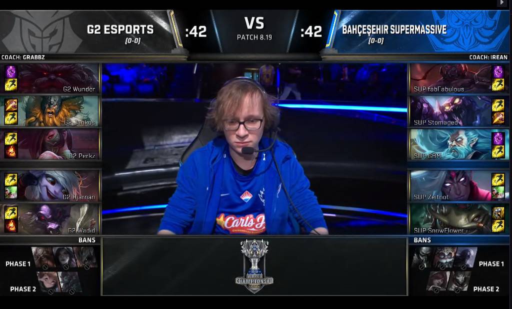 [LOL] 2018 롤드컵 플레이-인 스테이지 / 대회 이틀째 제 2경기, G2(유럽) vs SUP(터키) - 경기결과 - 인스티즈(instiz) 이슈 카테고리