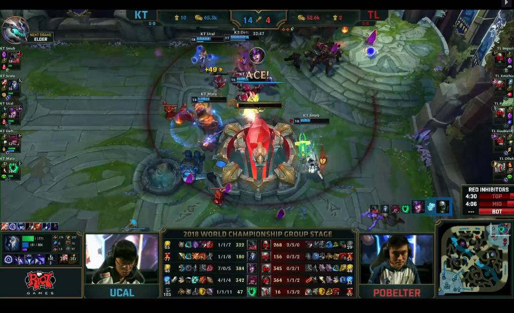 [LOL] 2018 롤드컵 그룹 스테이지 / 대회 첫날 1경기,"KT(한국) vs TL(북미)"- 경기결과 - 인스티즈(instiz) 인티포털 카테고리