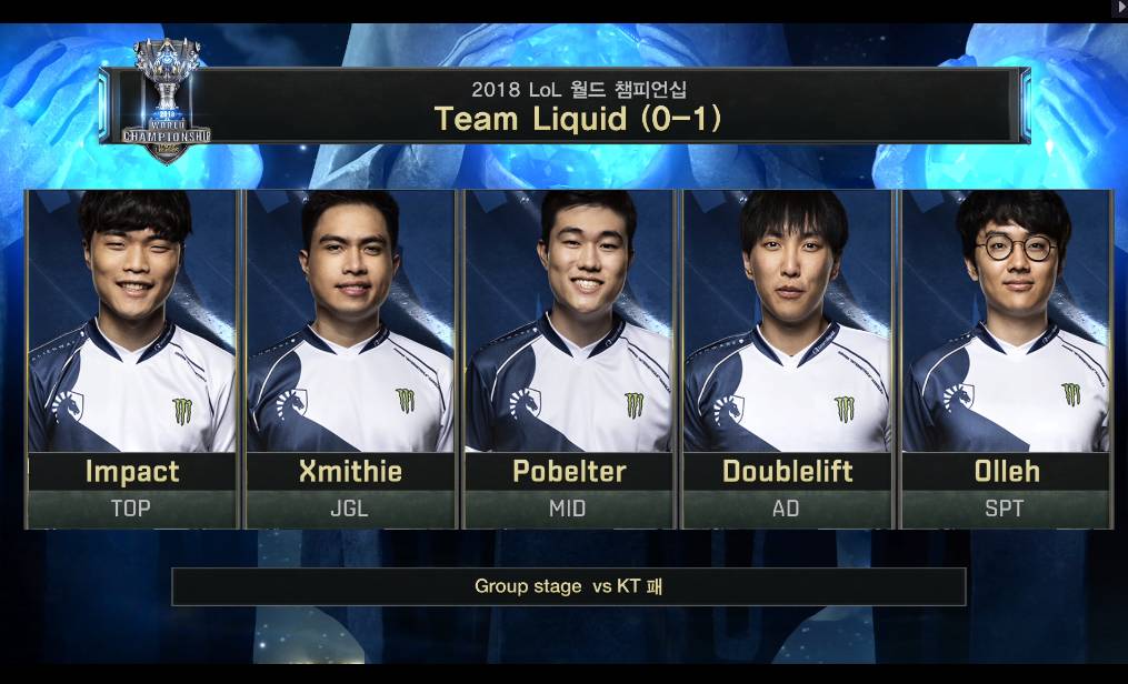 [LOL] 2018 롤드컵 그룹 스테이지 / 대회 셋째날 2경기,'TL(북미) vs EDG(중국)'- 경기결과 - 인스티즈(instiz) 이슈 카테고리