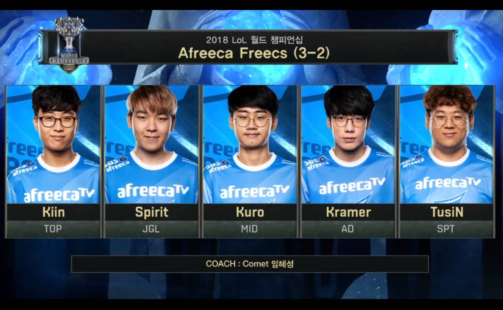 [LOL] 2018 롤드컵 그룹 스테이지 / 대회 6일차 6경기,"G2(유럽) vs AFS(한국)"- 경기결과 - 인스티즈(instiz) 이슈 카테고리