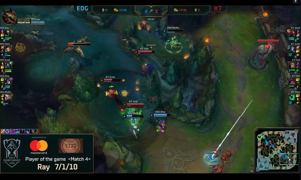 [LOL] 2018 롤드컵 그룹 스테이지 / 대회 7일차 4경기,'EDG(중국) vs KT(한국)'- 경기결과 - 인스티즈(instiz) 이슈 카테고리