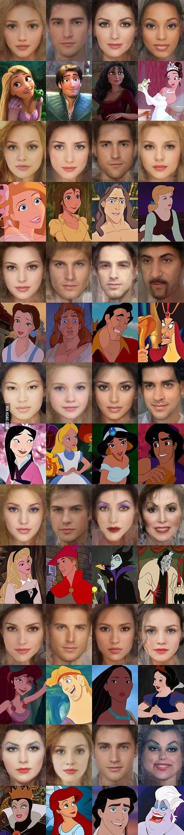 디즈니 캐릭터들 얼굴을 3D - 인스티즈(instiz) 이슈 카테고리