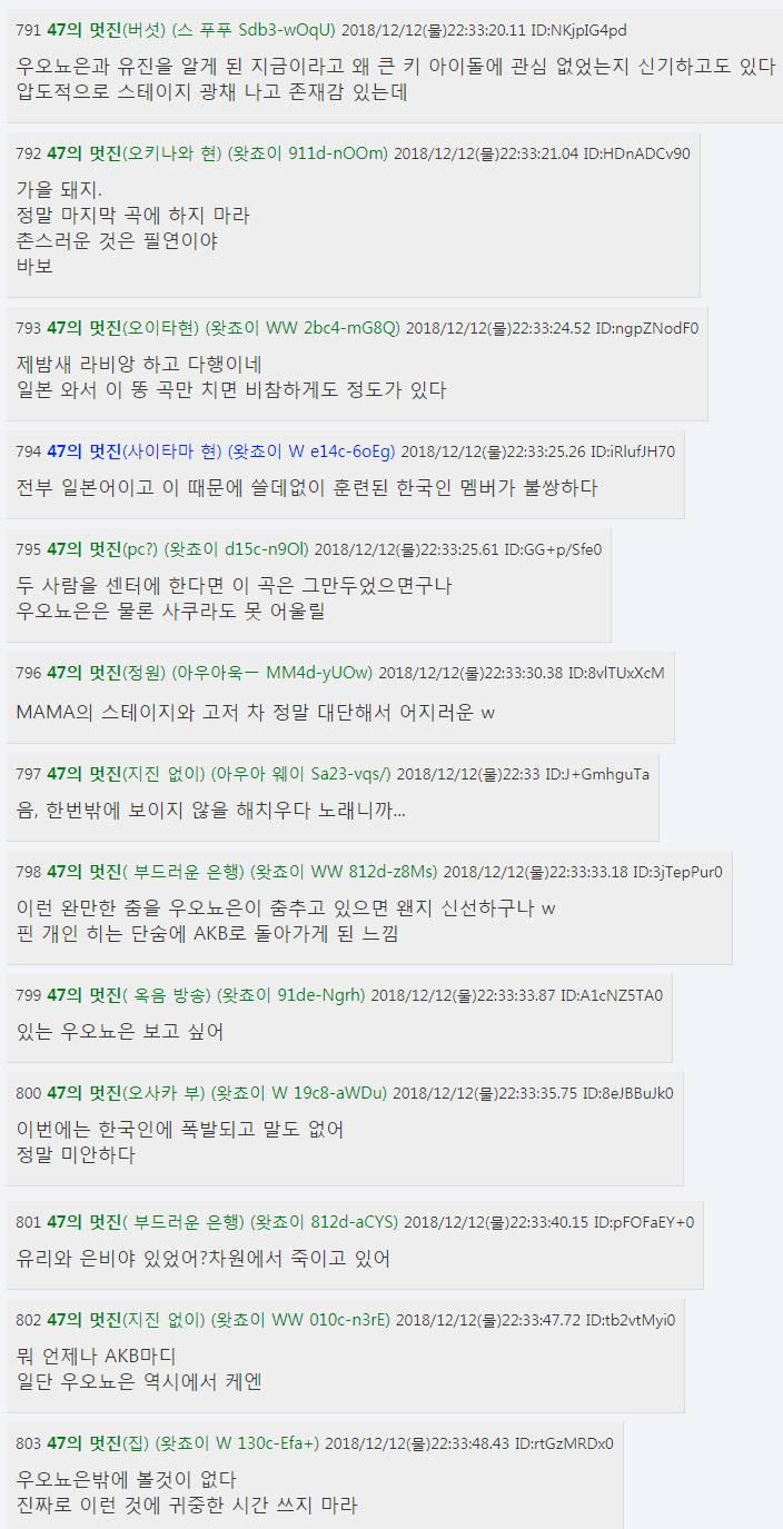[아이즈원] FNS공연 이후 사과하는 일본인들.5ch - 인스티즈(instiz) 연예잡담 카테고리
