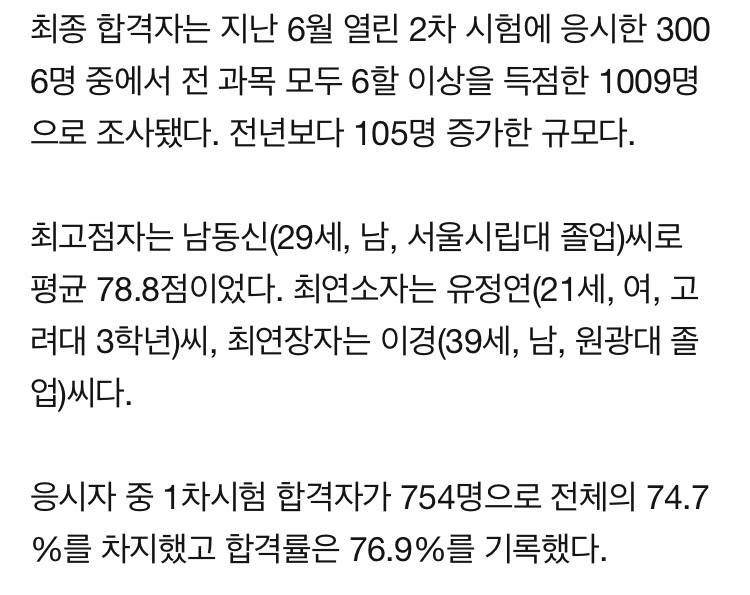 19년 CPA 최종합격자 1,009명 (최연소 만21세) - 인스티즈(instiz) 이슈 카테고리