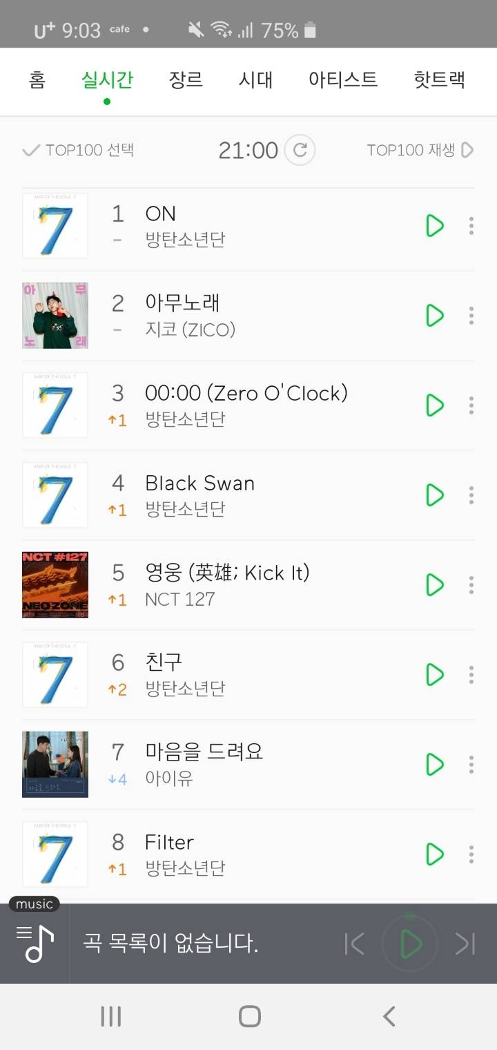 현재멜론 실시간 순위 top5.jpg - 인스티즈(instiz) 이슈 카테고리