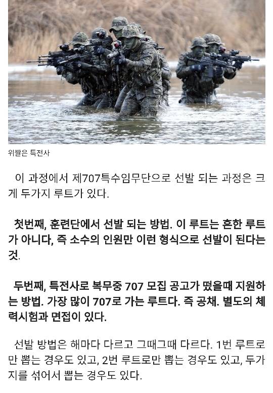 한국 1티어 특수부대 UDT와 707 차이 비교....jpg - 인스티즈(instiz) 인티포털 카테고리