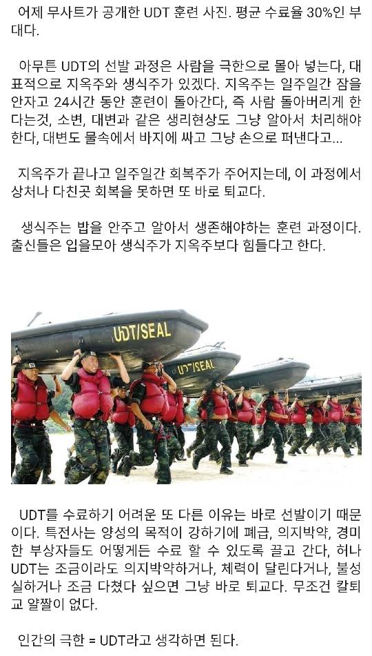 한국 1티어 특수부대 UDT와 707 차이 비교....jpg - 인스티즈(instiz) 인티포털 카테고리