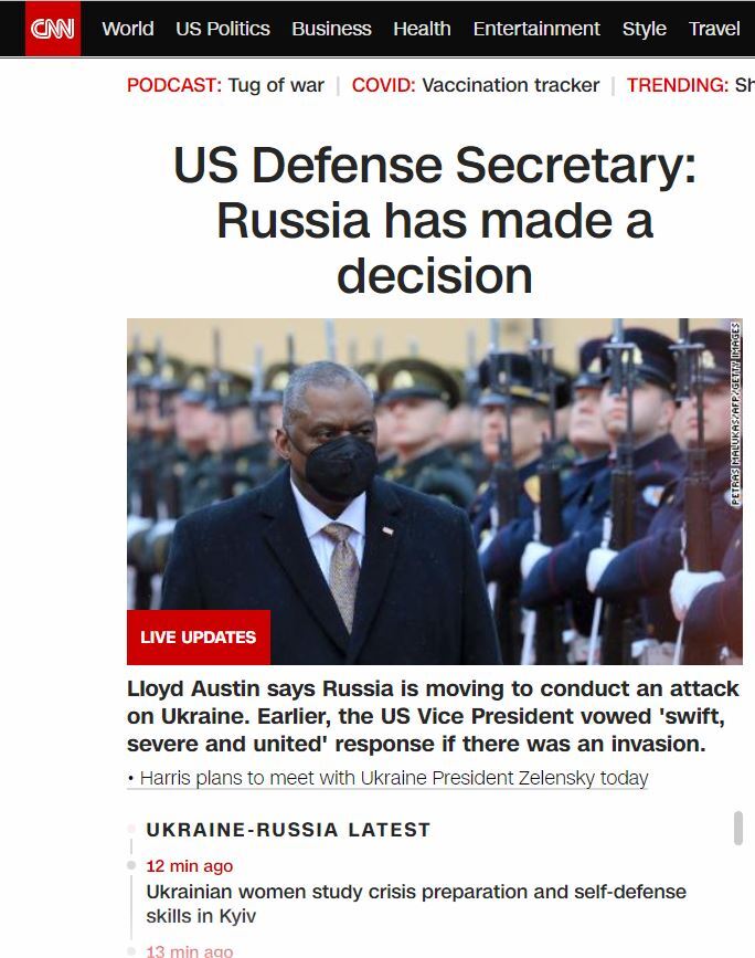 현재 CNN, BBC 최상단 뉴스 ㄷㄷ - 인스티즈(instiz) 이슈 카테고리