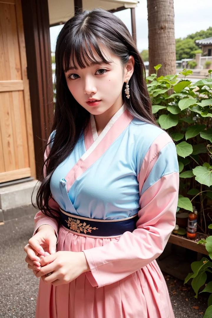 오늘자 Ai 한복풍 의상 그림 미친 실사 수준 인스티즈instiz 이슈 카테고리