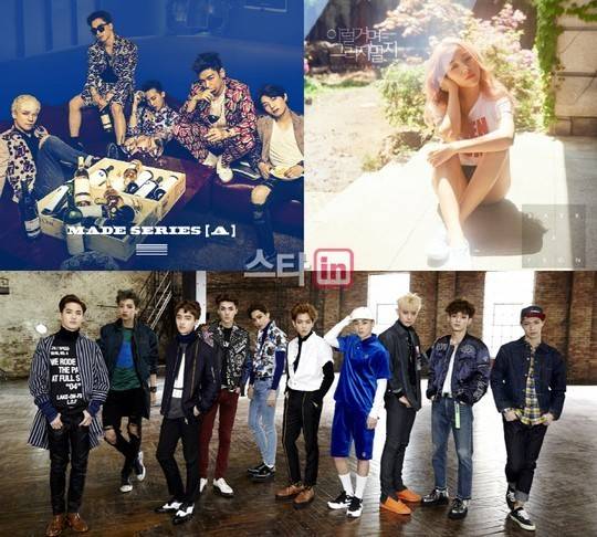 가요계 '빅3', 제대로 붙었다..JYP-SM-YG '1위 혼전' - 인스티즈(instiz) 이슈 카테고리