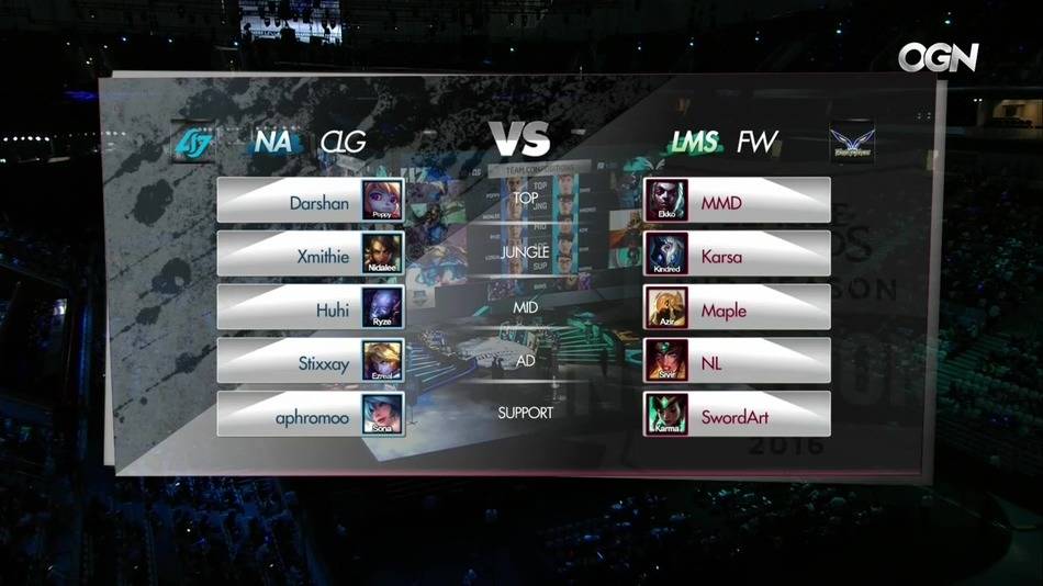 [LOL] MSI 4강 CLG VS FW 4세트 픽.jpg - 인스티즈(instiz) 이슈 카테고리