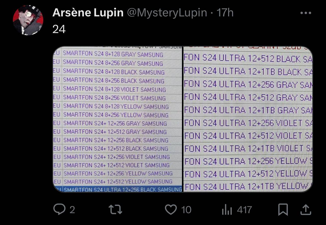 갤럭시S24 시리즈 모델별 저장공간 & 램 출시 스펙 - 인스티즈(instiz) 이슈 카테고리