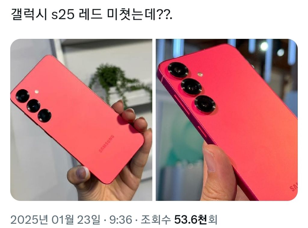 갤럭시 s25 레드 - 인스티즈(instiz) 이슈 카테고리